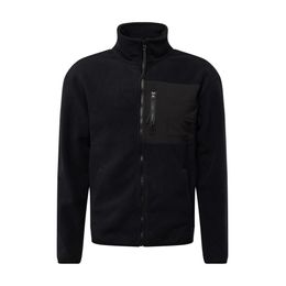Blend Fleecejacke Herren Gr&ouml;&szlig;e M schwarz