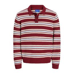 Jack & Jones JACK & JONES Pullover 'JORCambridge' Herren Gr&ouml;&szlig;e XXL hellblau / weinrot / wei&szlig;