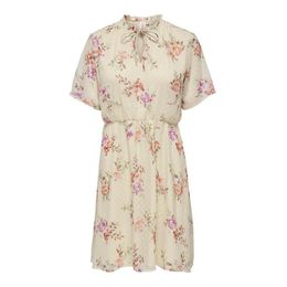 Only Kleid 'AIDA ELISA' Damen Größe 34 braun / orange / pink / wollweiß Winterkleid