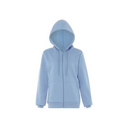 Yuka Sweatjacke Damen Größe XXL hellblau