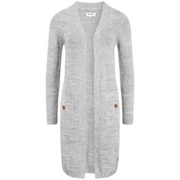 oxmo Strickjacke 'Philetta' Damen Gr&ouml;&szlig;e L braun / grau
