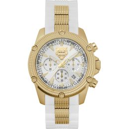 Plein Sport Uhr Herren Gr&ouml;&szlig;e One Size gold / wei&szlig;