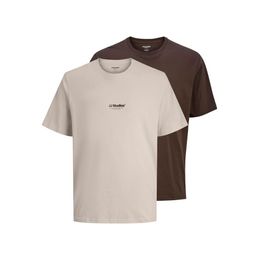 Jack & Jones Jack & Jones Shirt 'JJESoho' male Brown, Grey size S
