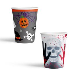 SONSTIGE Pappbecher-Set HALLOWEEN