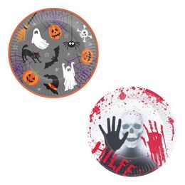 SONSTIGE Pappteller-Set HALLOWEEN GHOST