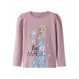 name it Shirt 'NMFOSMA FROZEN' M&auml;dchen Gr&ouml;&szlig;e 104 hellblau / flieder / wei&szlig;