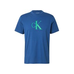 Calvin Klein Jeans T-Shirt Herren Gr&ouml;&szlig;e L blau / gr&uuml;n