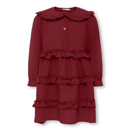 ONLY GIRLS Dress 'KMGThyra' girl size 92 Dark red