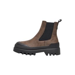 Only Chelsea Boots 'ONLBUZZ-2' Damen Gr&ouml;&szlig;e 39 braun / schwarz Winterschuhe