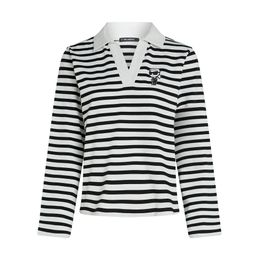 K by KARL LAGERFELD Karl Lagerfeld Shirt Damen Gr&ouml;&szlig;e XL schwarz / wei&szlig;