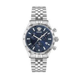 Versace Uhren - Quarz Chronograph Uhr Hell.chr Petite Spec. (Wc-Cf - Gr. unisize - in Silber - f&uuml;r Damen