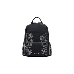 Desigual Rucksack Damen Gr&ouml;&szlig;e One Size schwarz / silber