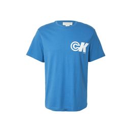 Calvin Klein Jeans T-Shirt Herren Gr&ouml;&szlig;e XS blau / azur / wei&szlig;