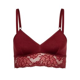erlich textil Bralette 'Amelie' Damen Gr&ouml;&szlig;e 75 weinrot Winterschuhe
