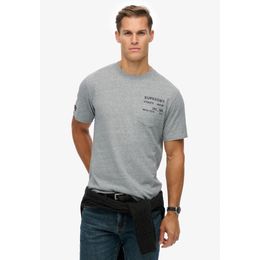 Superdry & Co T-Shirt Herren Gr&ouml;&szlig;e XXL anthrazit / basaltgrau