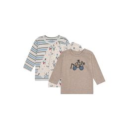 HUST & CLAIRE Hust & Claire Shirt 'Albert Rocket' Jungen Gr&ouml;&szlig;e 92 creme / hellblau / brokat / pastellgr&uuml;n