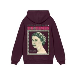F4NT4STIC Sweatshirt 'TV Times Queen Elizabeth II 1957 Cover' male Brown size XL