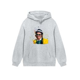 F4NT4STIC Sweatshirt 'TV Times Elton John At The Piano 1977' male Grey size XXL