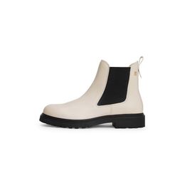 Tommy Hilfiger Chelsea Boots Damen Gr&ouml;&szlig;e 41 beige / schwarz Winterschuhe