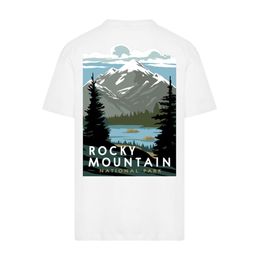 F4NT4STIC Shirt 'US National Parks Rocky Mountain National Park' male White size XL