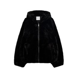Bershka Between-Season Jacket female Black size XS