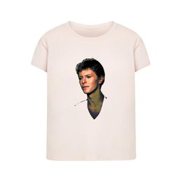 F4NT4STIC Shirt 'TV Times Pop Star David Bowie 1977' female Pink size XXL