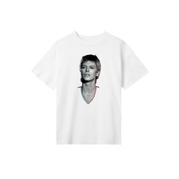 F4NT4STIC Shirt 'TV Times Pop Star David Bowie Portrait 1977' female White size XS
