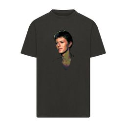 F4NT4STIC Shirt 'TV Times Pop Star David Bowie 1977' male Black size L