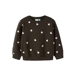 name it Sweatshirt 'NMFNEHEART' girl Brown size 92
