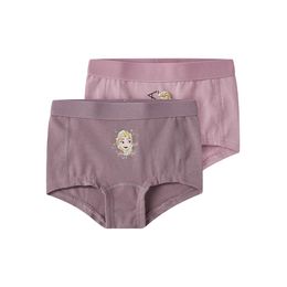 name it Unterhose 'NMFAplaja Frozen' Mädchen Größe 92 gelb / flieder / brombeer / weiß