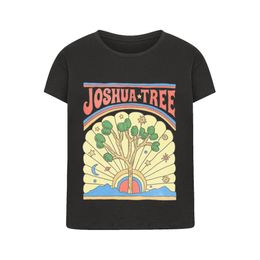 F4NT4STIC T-Shirt 'US National Parks Joshua Tree' Damen Gr&ouml;&szlig;e 5XL gelb / melone / schwarz
