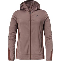 Sch&ouml;ffel Sch&ouml;ffel Funktionsfleecejacke 'Milagle' Damen Gr&ouml;&szlig;e XXL braun / lila