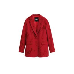 Desigual Blazer Damen Gr&ouml;&szlig;e 40 rot Weihnachtspullover