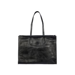 Bric'S BRIC`s Volterra Shopper Tasche M Leder 40.5 cm Laptopfach in black | Gr.: onesize