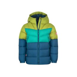 Trollkids Winterjacke "Kirkenes" in Blau/ Gr&uuml;n | Gr.: 176