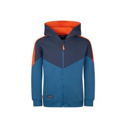 Trollkids Sweatjacke "Flekkefjord" in Blau | Gr.: 116