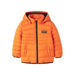 name it Jacke 'NMMMARBLE' Jungen Größe 116 orange / schwarz