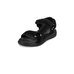 vitaform Veloursleder Sandalen in schwarz | Gr.: 41