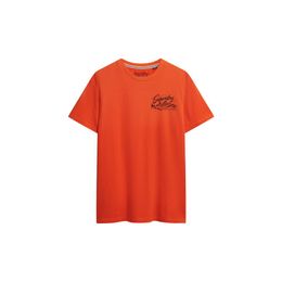 Superdry & Co T-Shirt Herren Gr&ouml;&szlig;e XXXL orange / schwarz