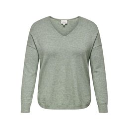 Only Carmakoma Strickpullover in Basil | Gr.: 46-48