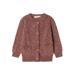 name it Strickjacke Jungen Größe 110 beige / braun