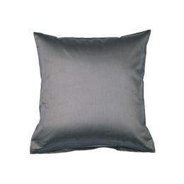 Traumschloss Mako-Satin Kissenbezug in anthrazit | Gr.: 40x80 cm