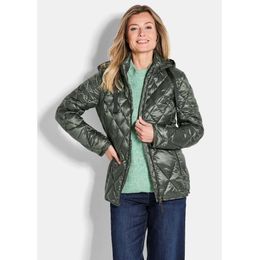 GOLDNER Winterjacke mit Metallic-Glanz in khaki | Gr.: 54
