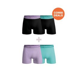 MUCHACHOMALO 4er-Set: Boxershort in Mehrfarbig - für Herren | Gr.: 176