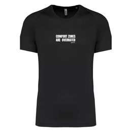 F4NT4STIC T-Shirt Sports Comfort Zones Are Overrated T-Shirt in schwarz | Gr.: M