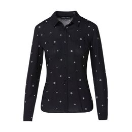 KOROSHI Women's long sleeve printed shirt in SCHWARZ | Gr.: L