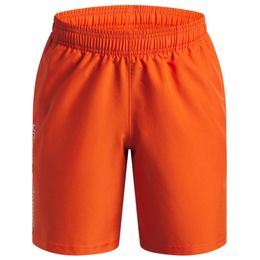 Under Armour Sportshorts "Tech Woven Wordmark Shorts" in Orange | Gr.: XL