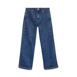 Vero Moda Girl Jeans 'VMTessa' M&auml;dchen Gr&ouml;&szlig;e 152 blue denim / rot