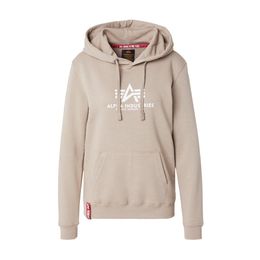 Alpha Industries Sweatshirt Damen Größe L beige / weiß