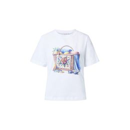 Rich & Royal Rich & Royal T-Shirt mit kunstvollem Print in White | Gr.: M